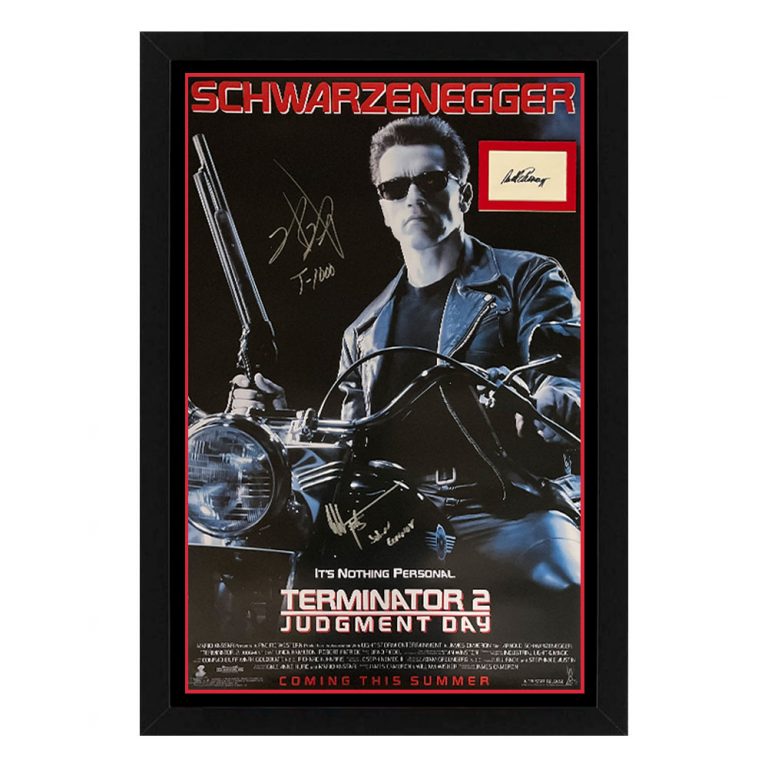 Arnold Schwarzenegger, Robert Patrick & Edward Furlong "Terminator 2 ...