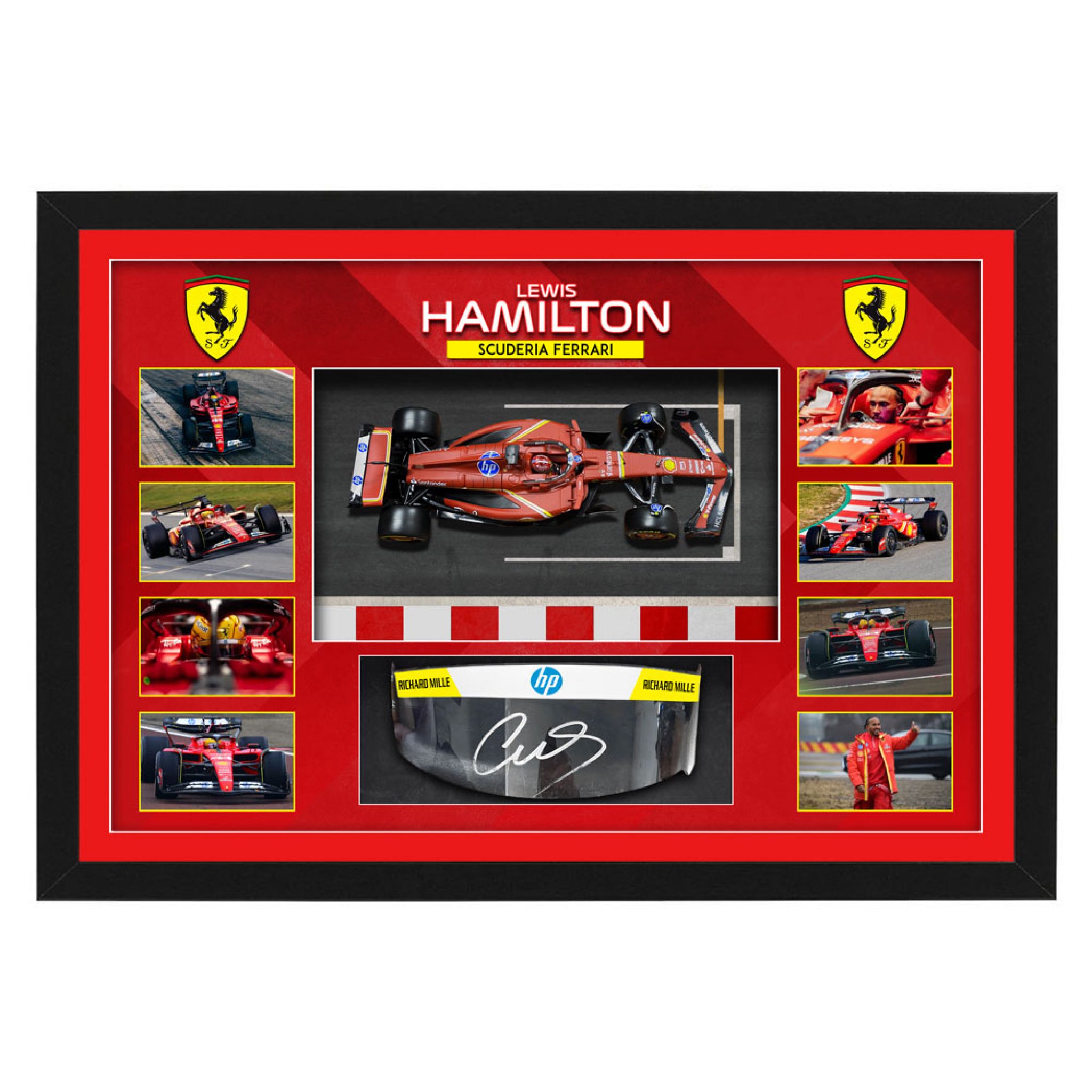 Formula 1 - Lewis Hamilton Hand Signed Helmet Visor Display ...