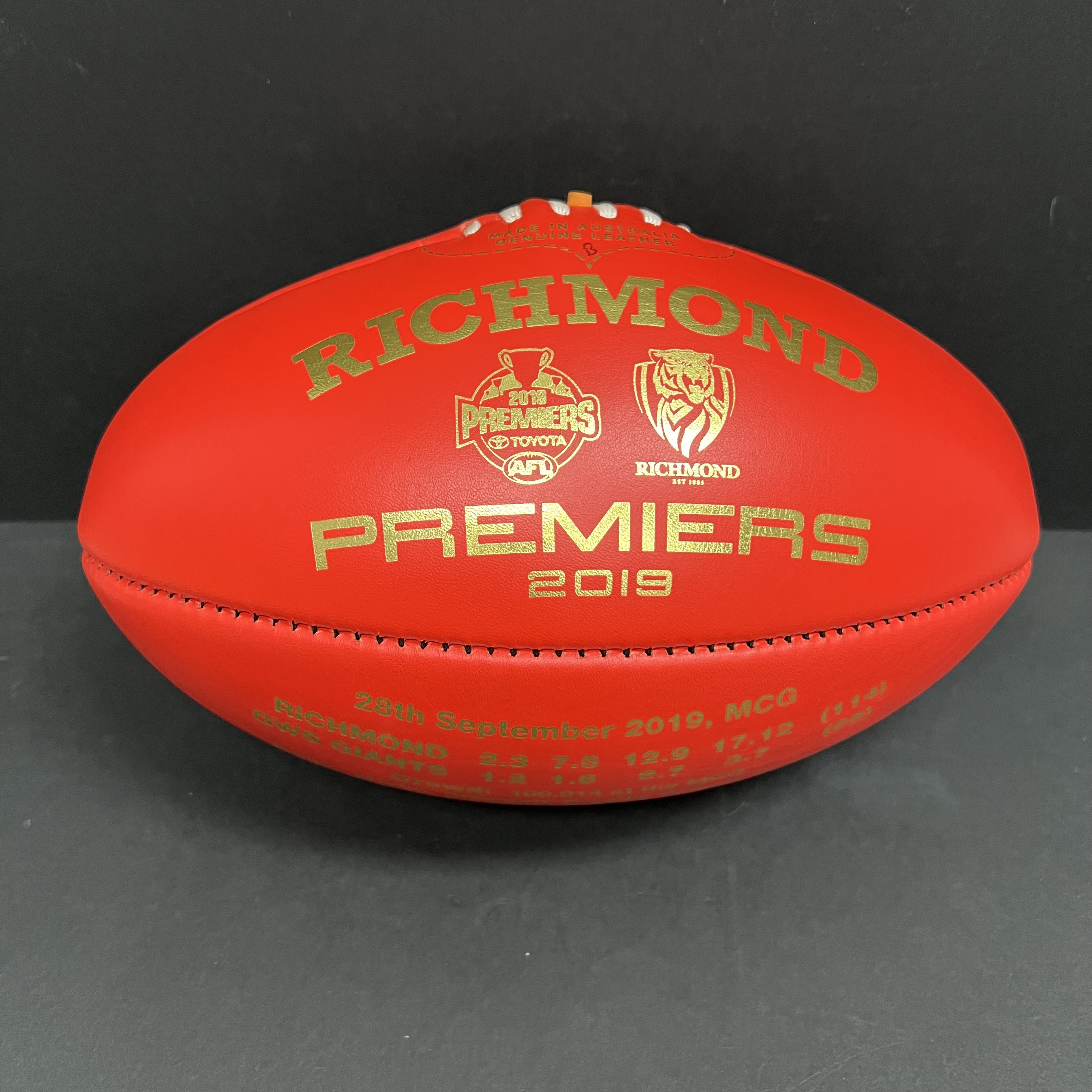 Richmond Tigers - Sherrin 2019 Premiers Football | Taylormade ...
