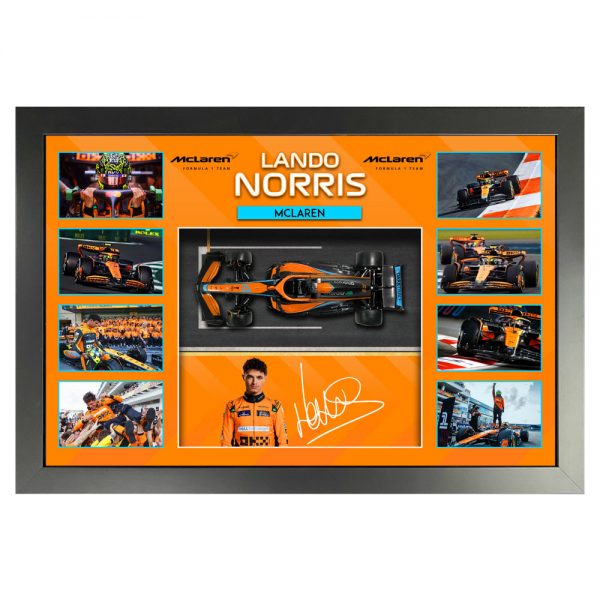 Formula 1 - Lando Norris 1:24 Scale McLaren F1 Model Car Display ...