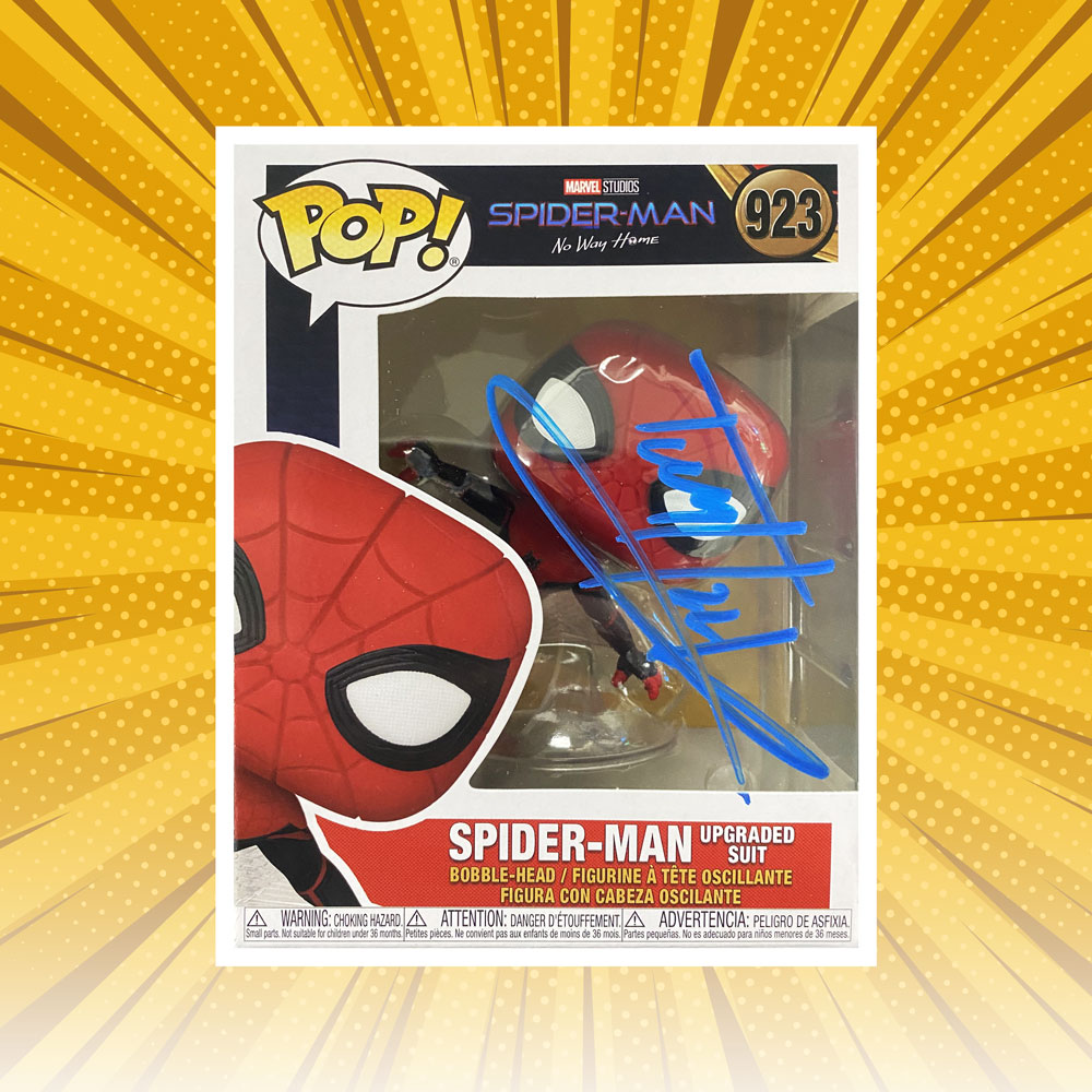 Tom Holland – Signed SPIDERMAN #923 Funko Pop! Vinyl | Taylormade ...