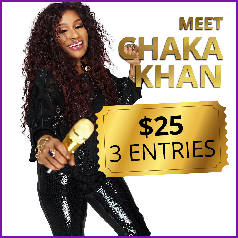 Meet Chaka Khan! $25 Entry | Taylormade Memorabilia | Sports Memorabilia Australia