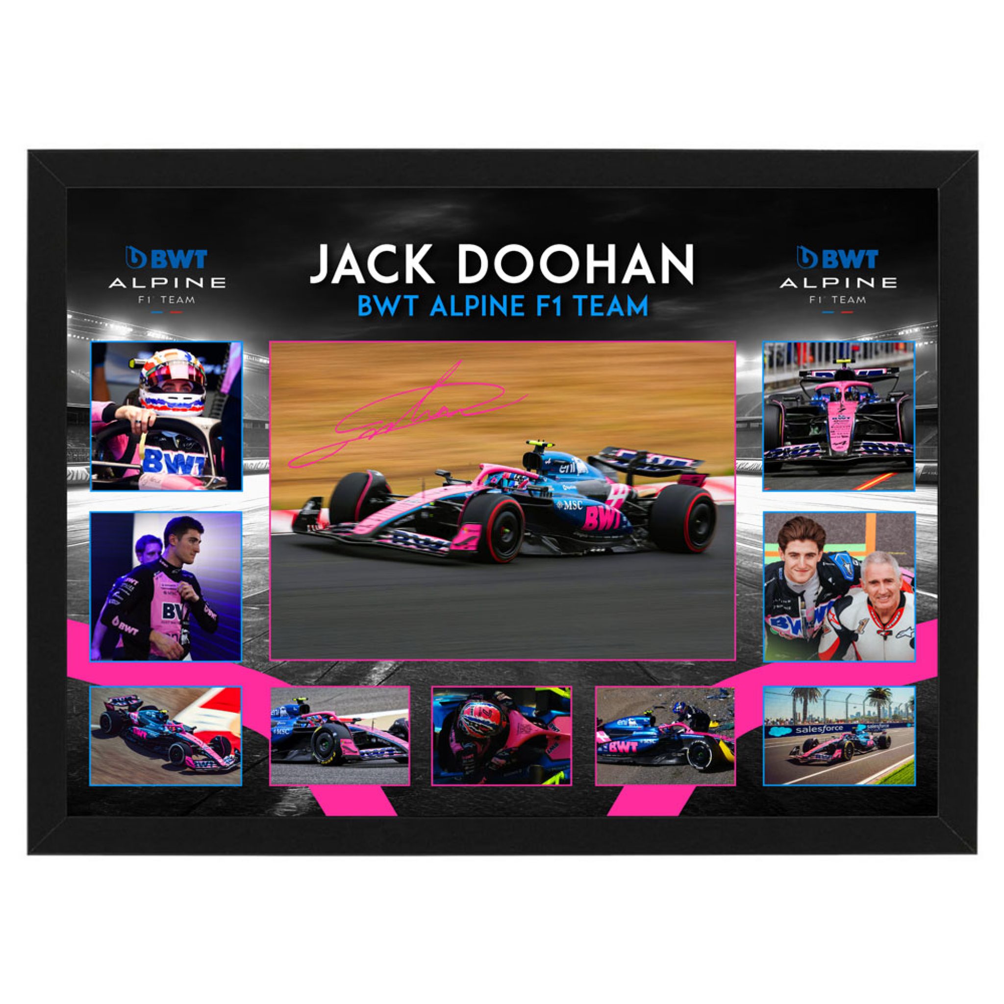 Formula 1 - Jack Doohan Alpine Framed Large Photo Collage | Taylormade ...