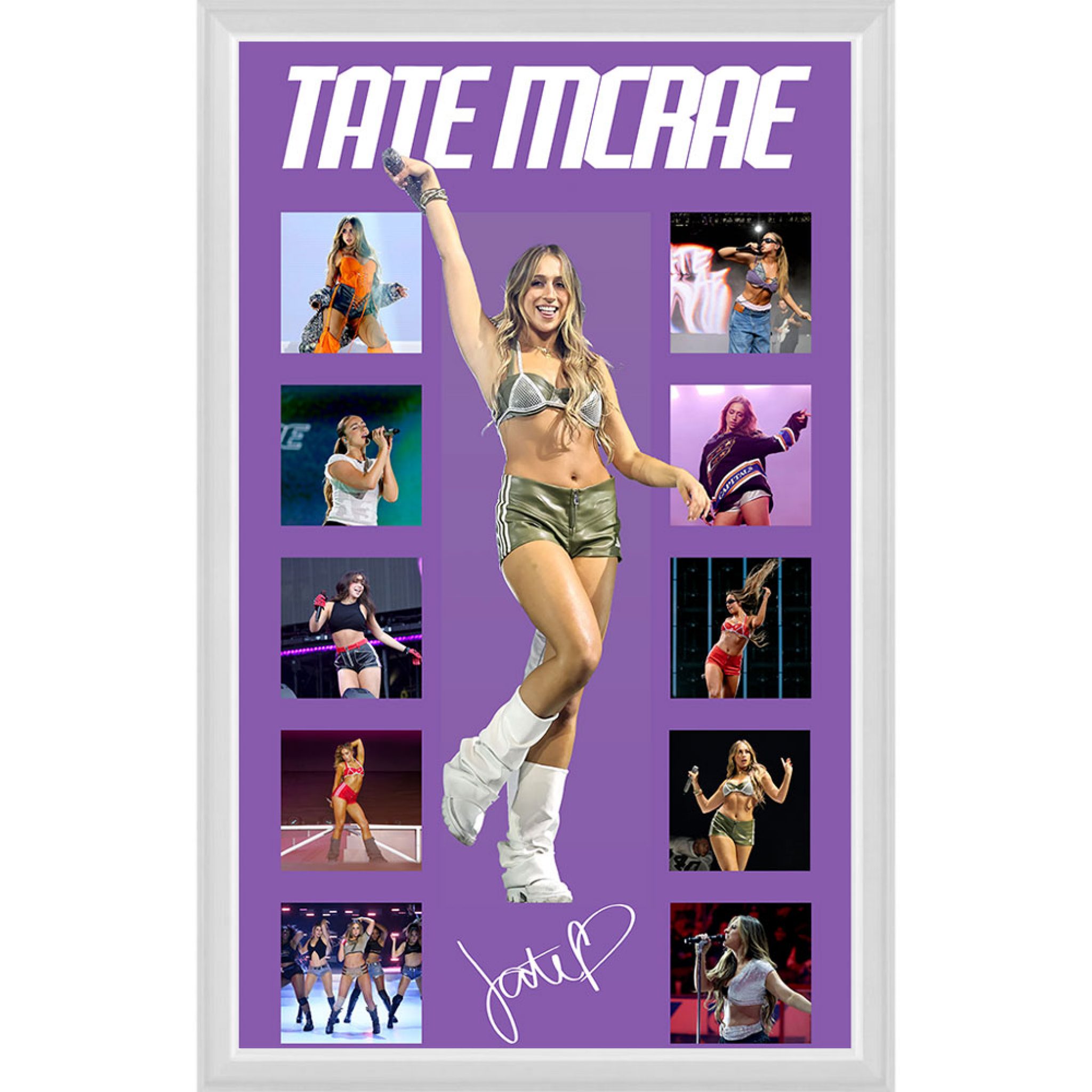 Music - Tate McRae Vertiramic Print | Taylormade Memorabilia | Sports ...