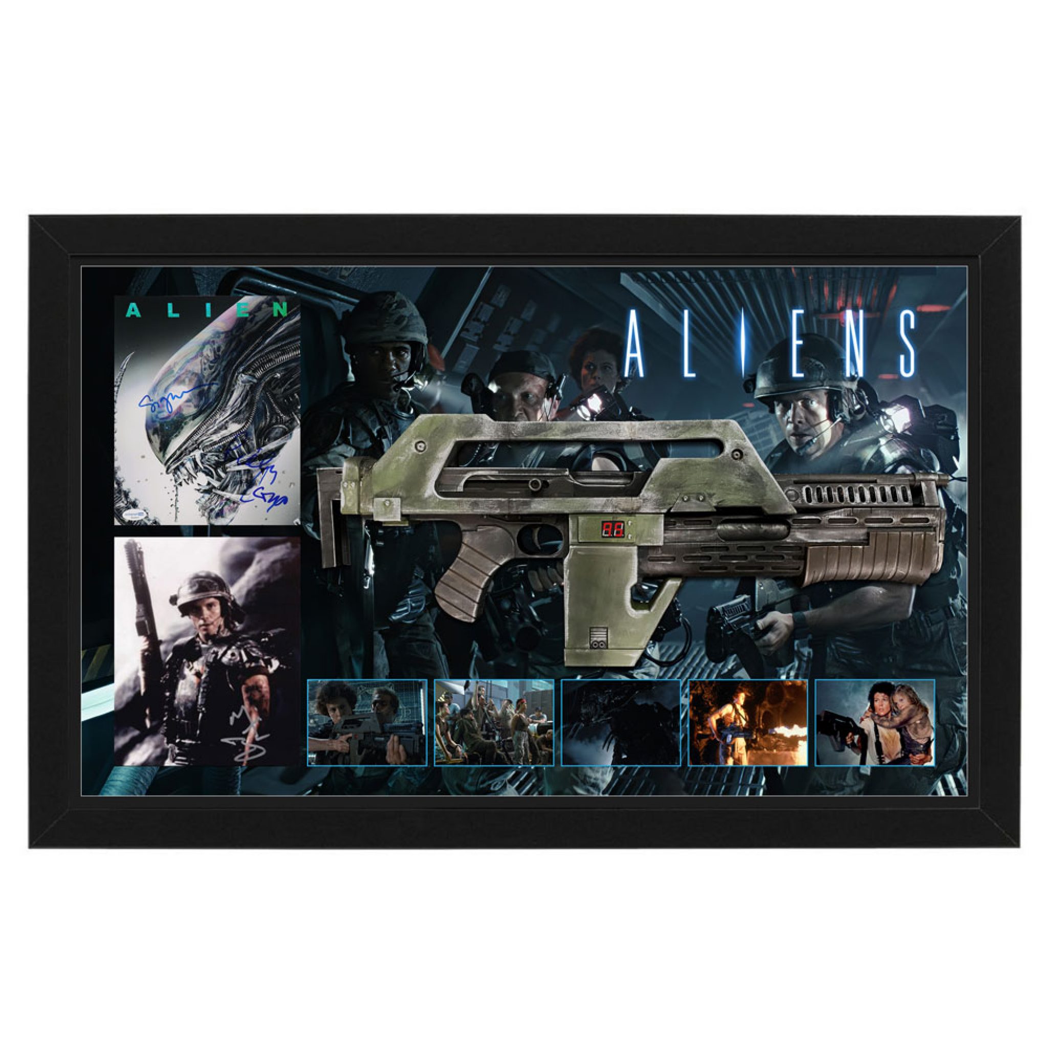 Sigourney Weaver - Ridley Scott - Michael Biehn - "Aliens" Signed ...