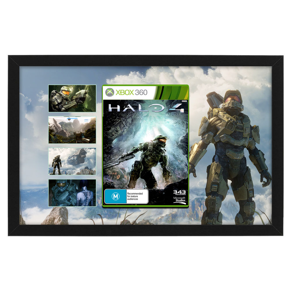 Game Display - "Halo 4" | Taylormade Memorabilia | Sports Memorabilia ...