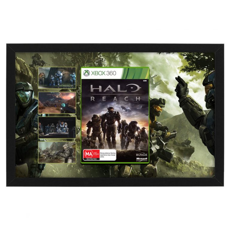 Game Display - "Halo Reach" | Taylormade Memorabilia | Sports Memorabilia Australia