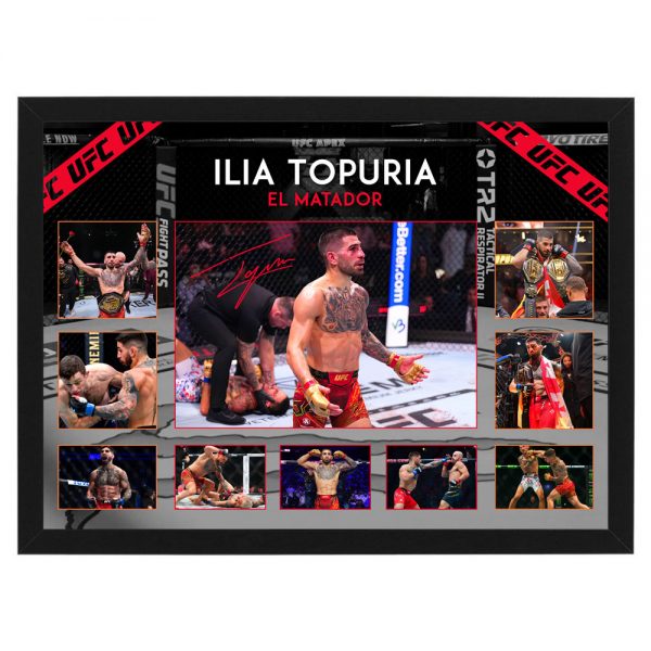 UFC - Ilia Topuria Large Photo Collage | Taylormade Memorabilia ...