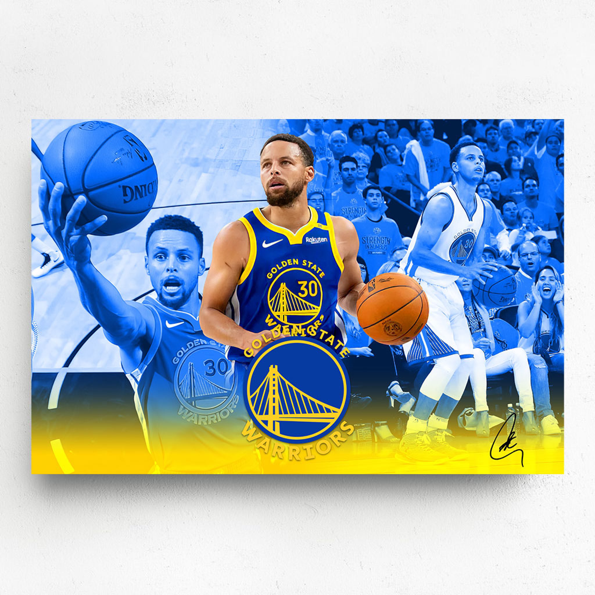 Canvas - Steph Curry GSW Career H1 | Taylormade Memorabilia | Sports ...